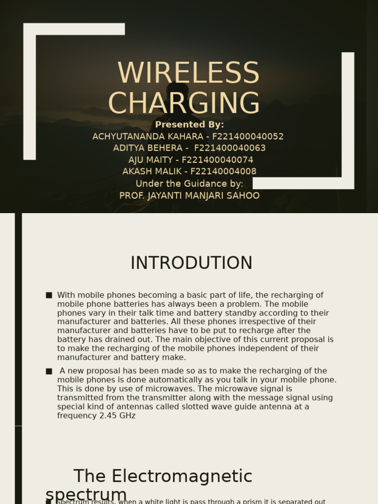 Wireless Charging | PDF | Electromagnetic Radiation | Microwave