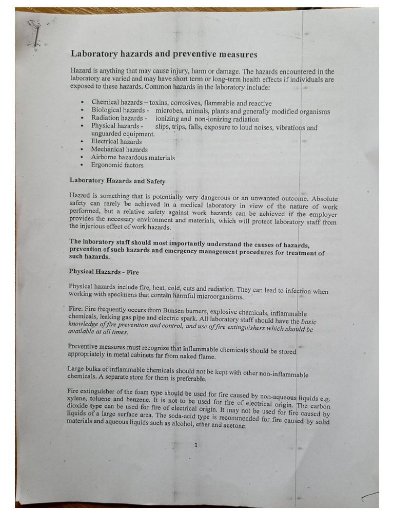 Bio-Risk Management by DR Patience | PDF