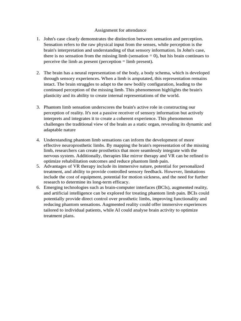 Assignment For Attendance | PDF