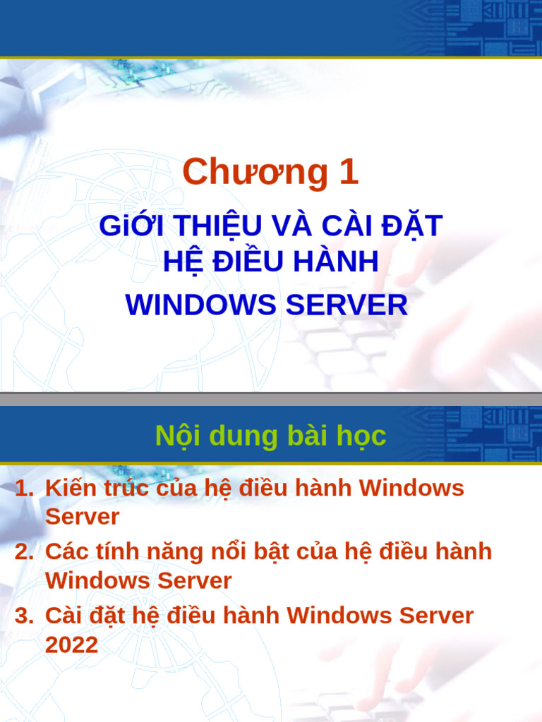 Chuong 01 - Gioi thieu cai dat | PDF