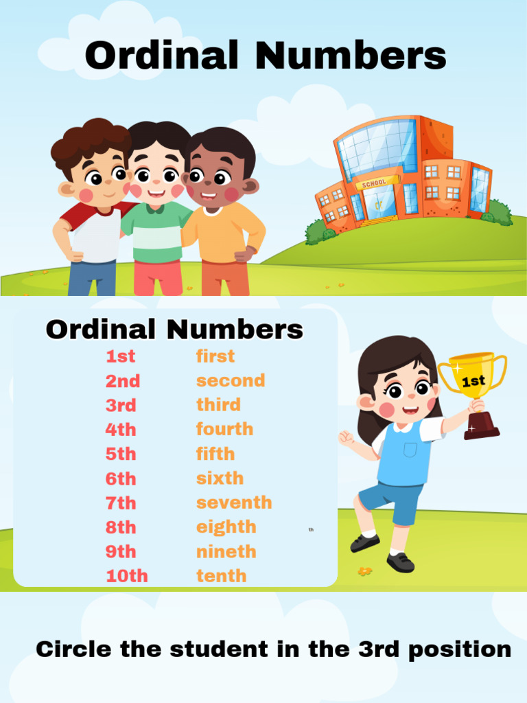 Ordinal Numbers 1-10 | PDF