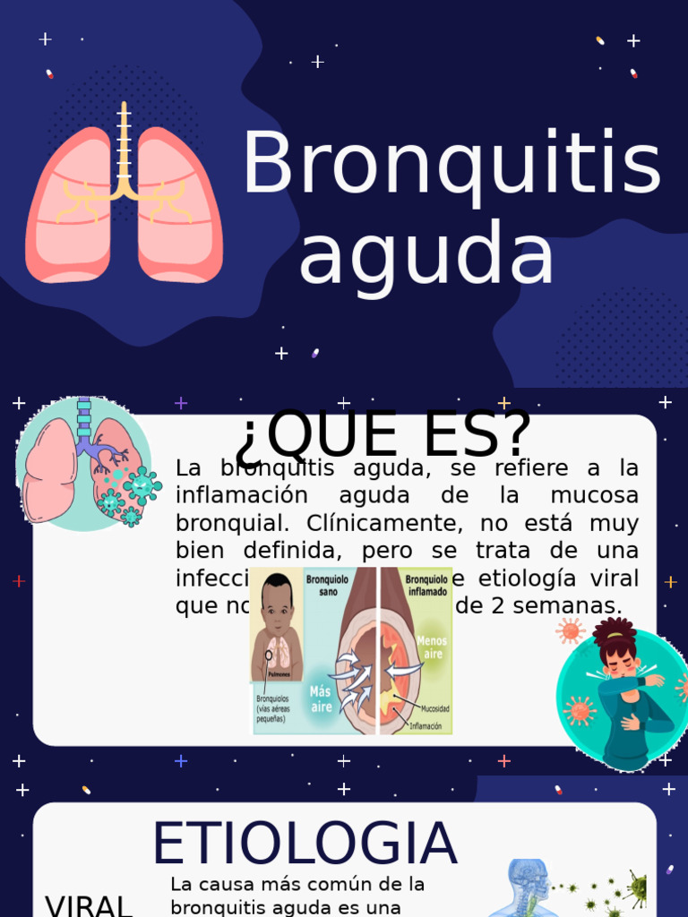 Bronquitis Aguda | PDF | Tos | Bronquitis