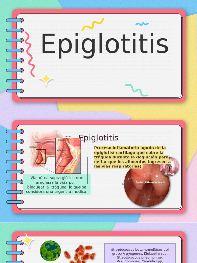 Urgencia Médica: Epiglotitis en Niños | PDF | Microbiología | Inmunología