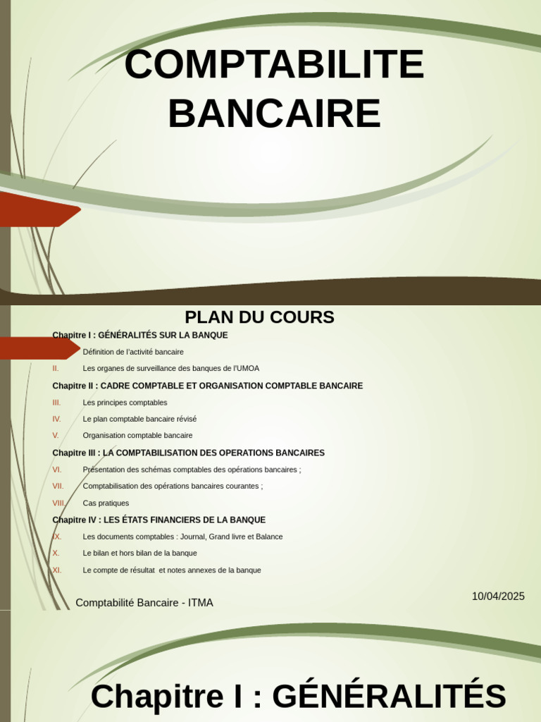 Comptabilisation Des Operations Banc-fev 25 | PDF | Banques ...