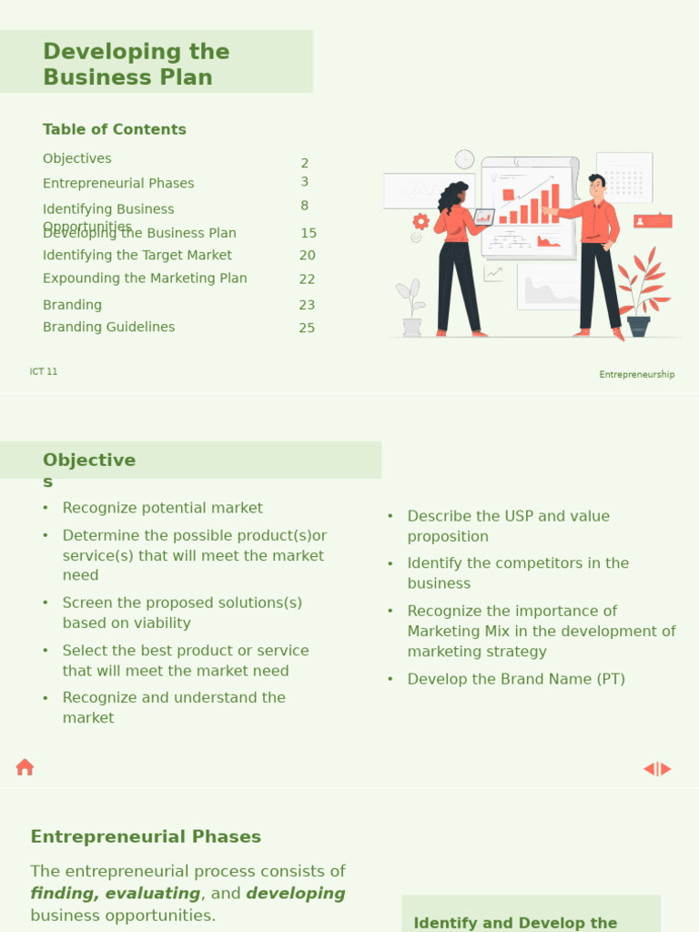 Developing A Business Plan | PDF | Brand | Marketing