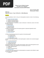 100 Endocrine System Objectives MCQ With Answers | PDF | Adrenal Gland ...