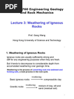 Weathering Grades of Rock Materials | PDF | Weathering | Rock (Geology)