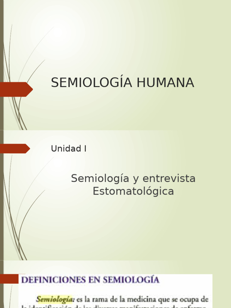 Introduccion A La Semilogia. Semana 1 | PDF | Diagnostico medico ...