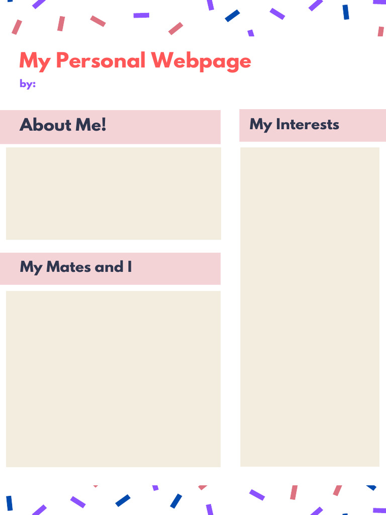 My Personal Webpage | PDF