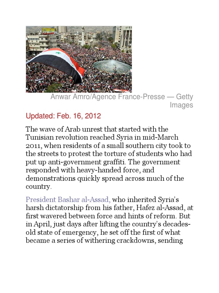 Anwar Amro/Agence France-Presse - Getty Images: Updated: Feb. 16, 2012 ...