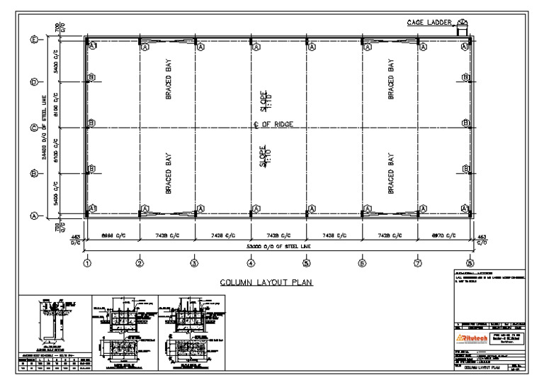 Ab-01 Column Layout Plan | PDF