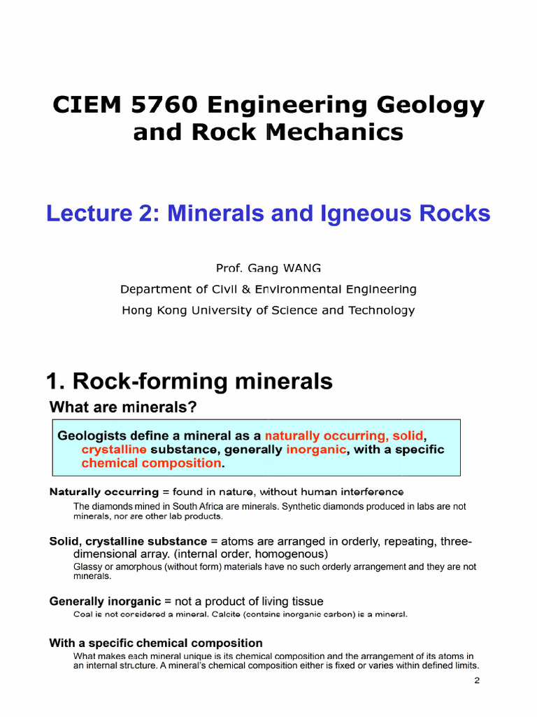 CIEM5760 Lecture02 2025 Upload | PDF
