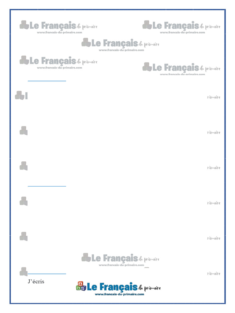 Verbes lire, dire, écrire au présent | PDF