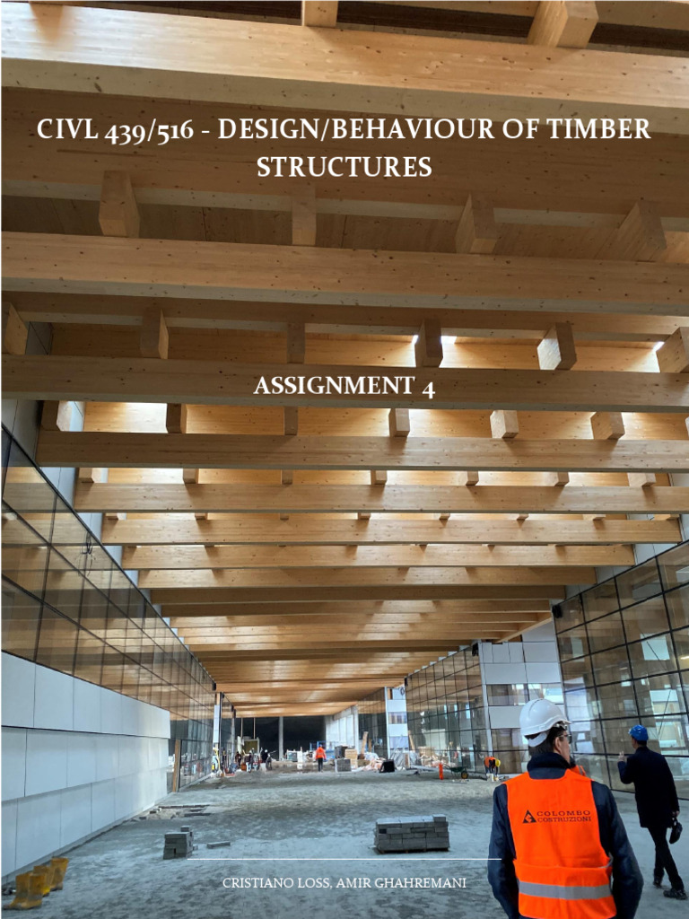 CIVL439-516-Assignment 4 - 2024 - Solution | PDF | Bending | Beam ...