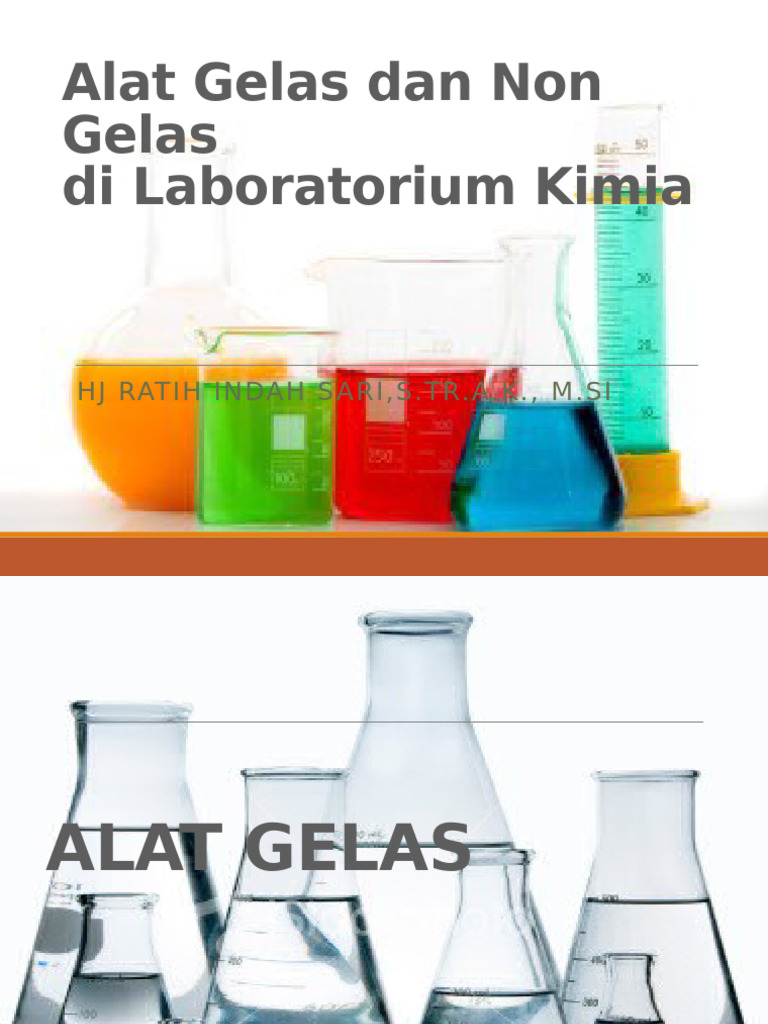 Pengantar laboratorium Alat-Alat Gelas | PDF