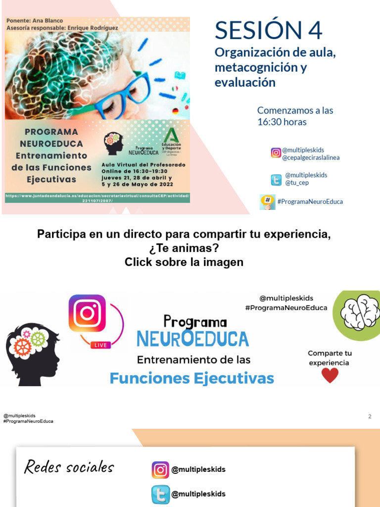 AVP 4. Algeciras. NeuroEduca Infantil | PDF