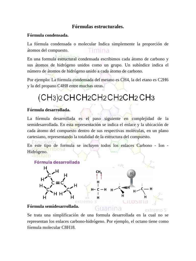 Fórmulas Estructurales | PDF
