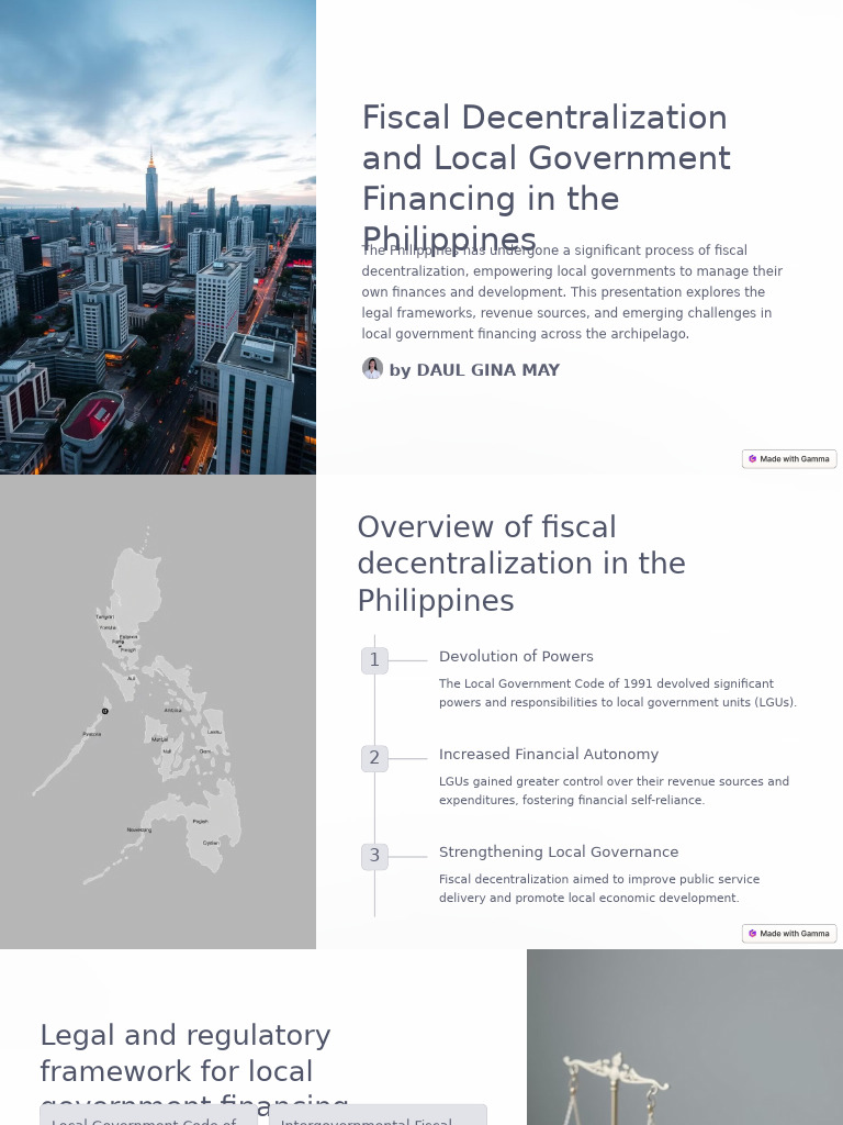 Local Government Financing in the Philippines | PDF | Decentralization ...