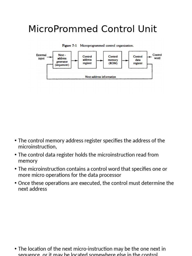 Micro Programmed Controlled Unit | PDF | Integrated Circuit | Office ...