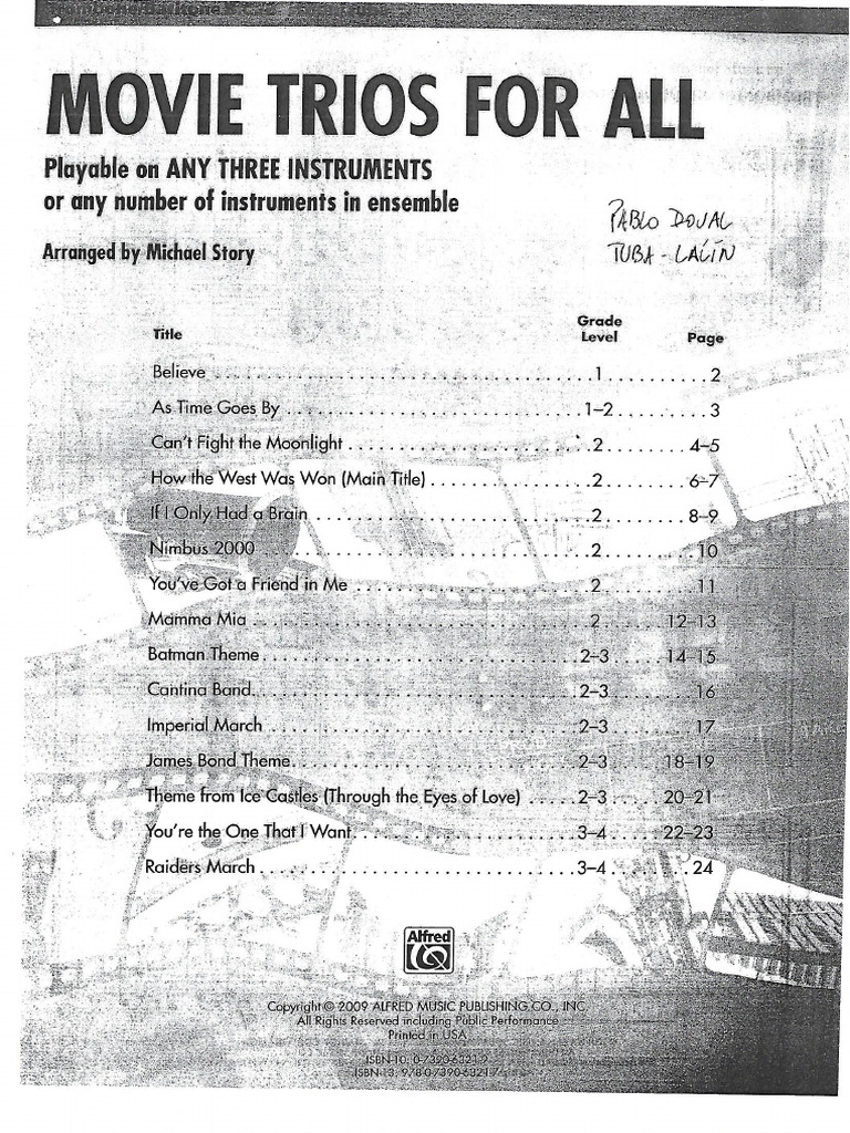 01 Movie Trios for All | PDF