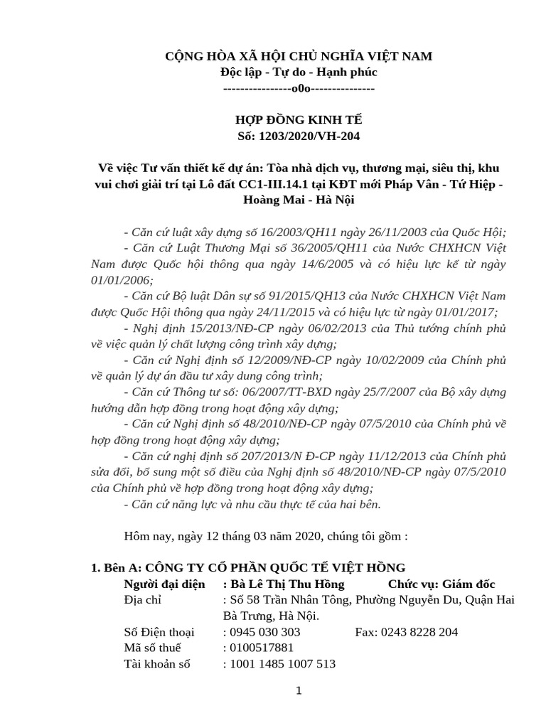 Hop Dong TV | PDF
