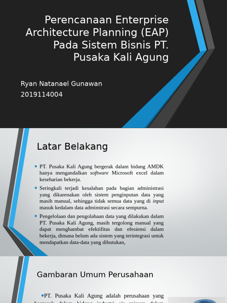 Contoh Power Point Hasil Magang | PDF