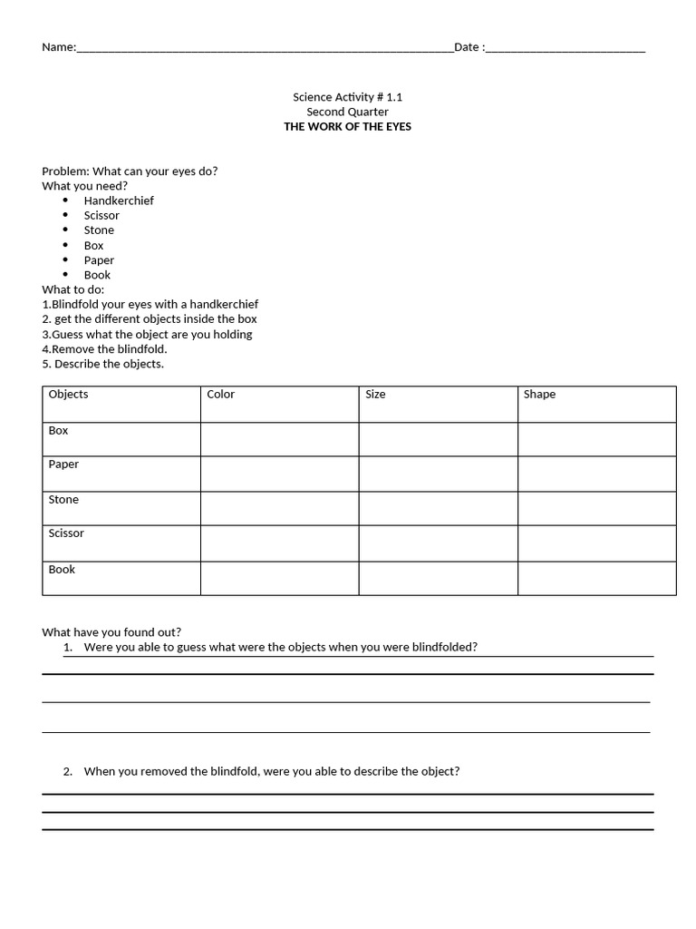 activity 2nd quarter | PDF