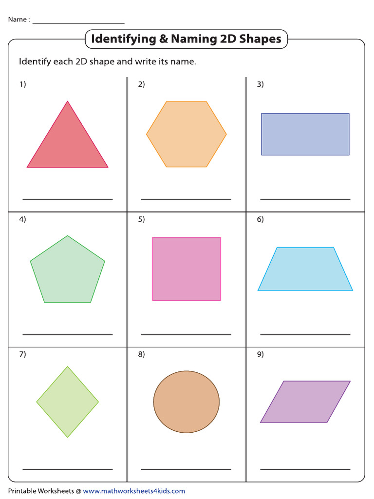 2d Identify Write | PDF