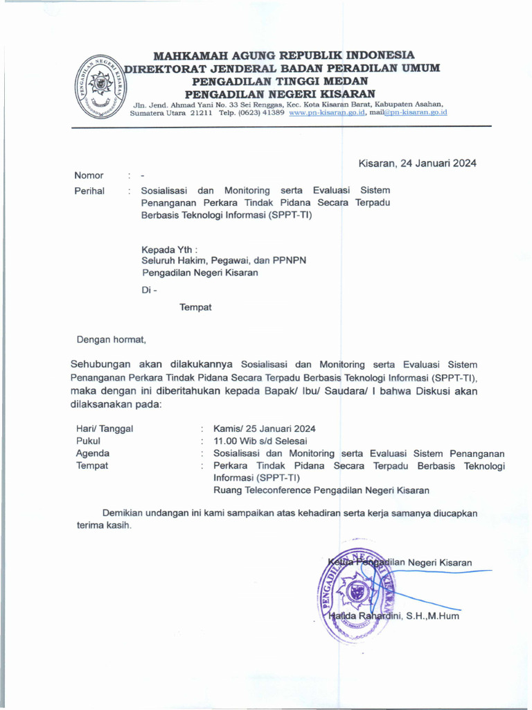 Sosialisasi SPPT TI | PDF