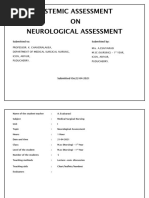 Neurological Assessment Flow Sheet | PDF | Diseases And Disorders ...