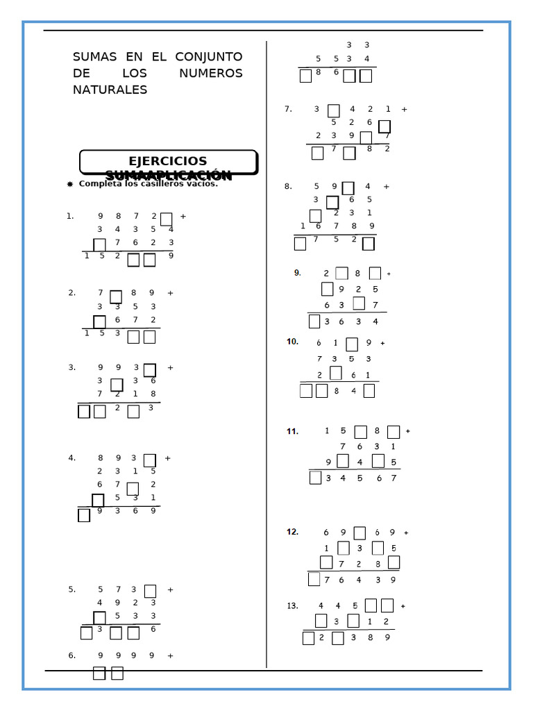 PRACTICA 2 SUMAS Y MULTIPLICACION JJB SEXTO GRADO | PDF