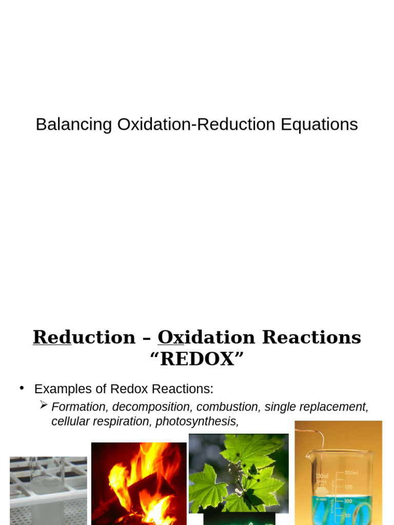Balancing++Redox+Reactions+-+teams+ | PDF | Redox | Chemical Reactions