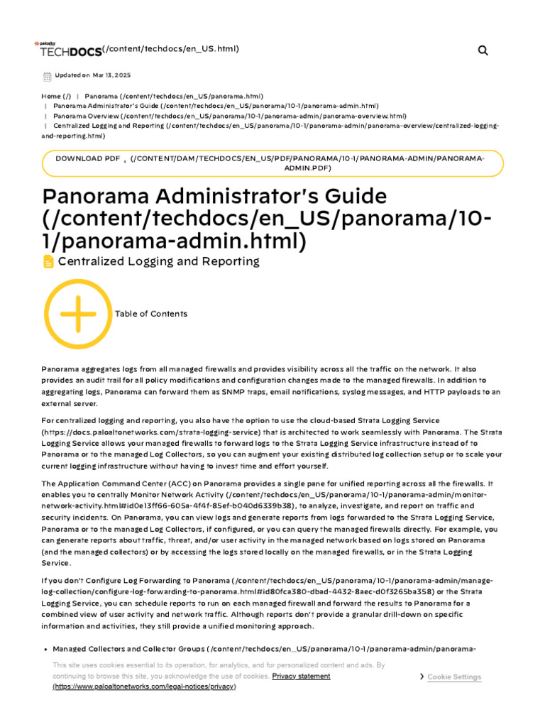 Centralized Logging and Reporting | PDF | Http Cookie | Firewall ...