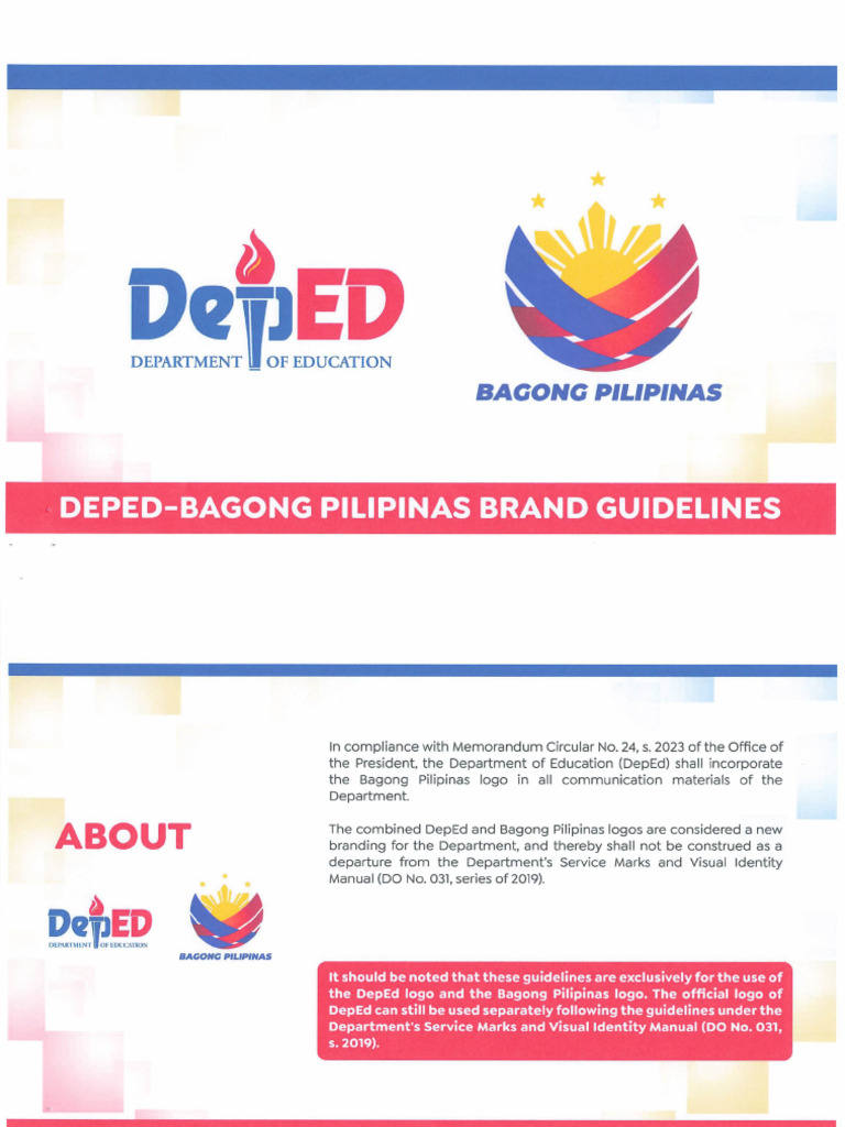 DepEd and Bagong Pilipinas Branding | PDF