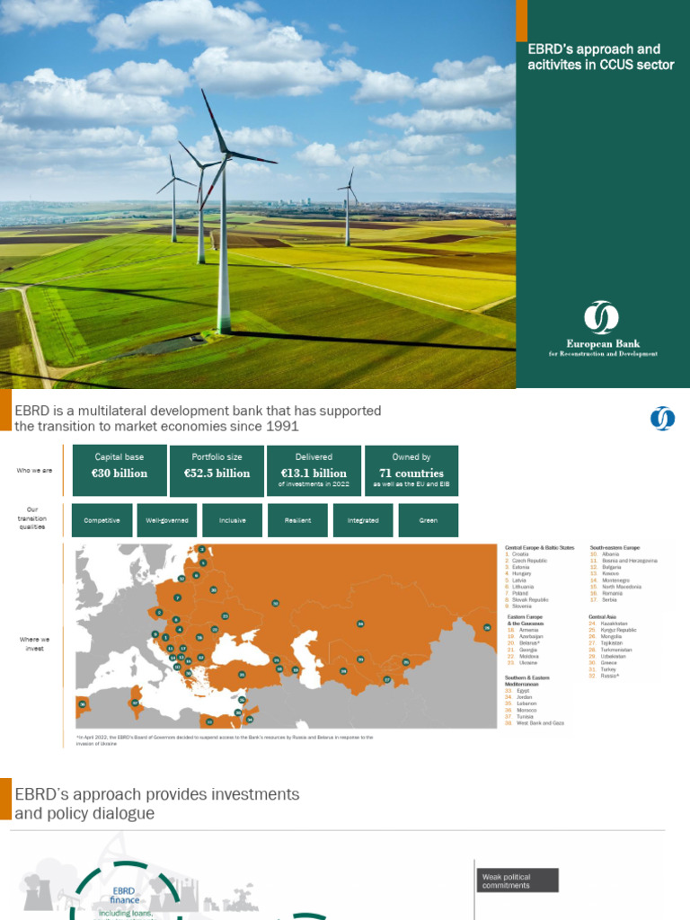 11.00 Wojciech Lewandowski EBRD | PDF | Carbon Capture And Storage | Low Carbon Economy