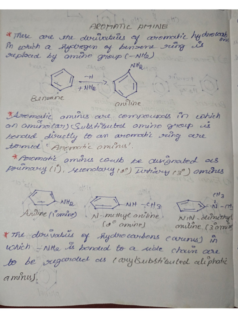 Aromatic Amines | PDF