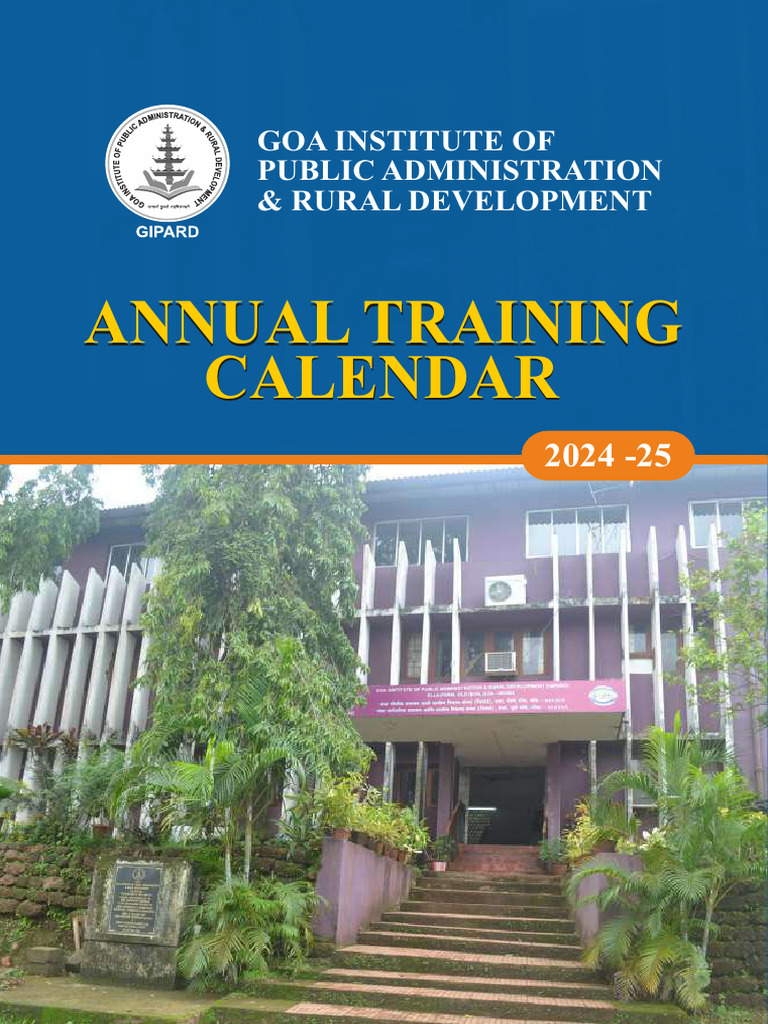 Goa Public Administration Training 2024-25 | PDF