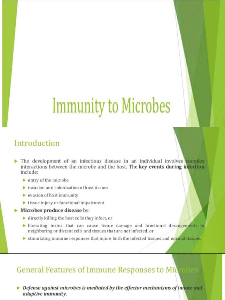 Immunity To Microbes | PDF