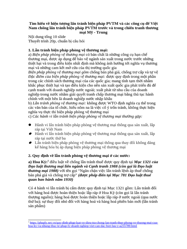 nội-dung-thuyết-trình-PVTM | PDF