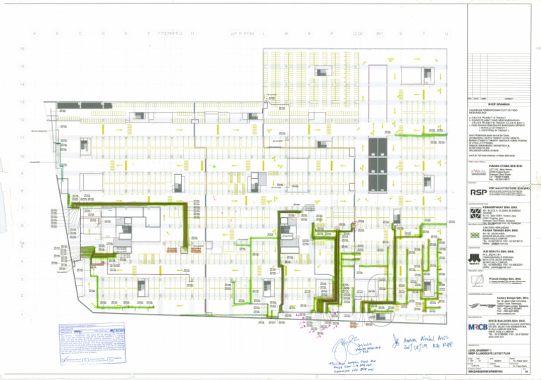Coordinated Drawing For RWDP and Landscape Layout Plan - B1 | PDF