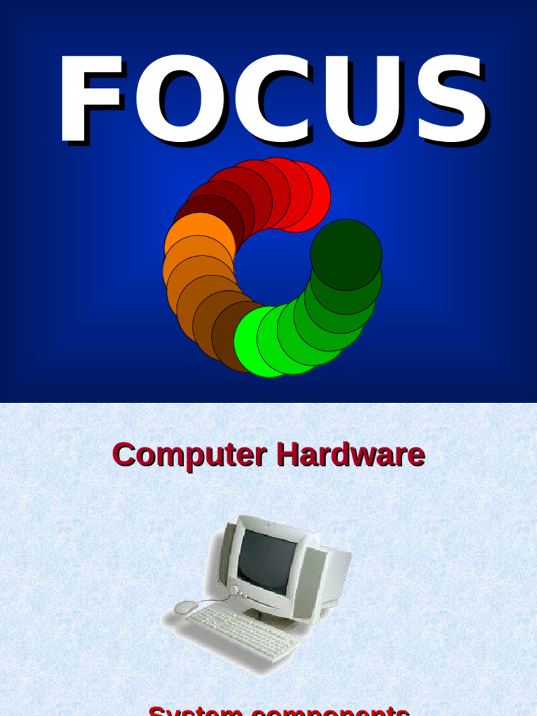 Computer Hardware Parts | PDF | Computer Hardware | Central Processing Unit