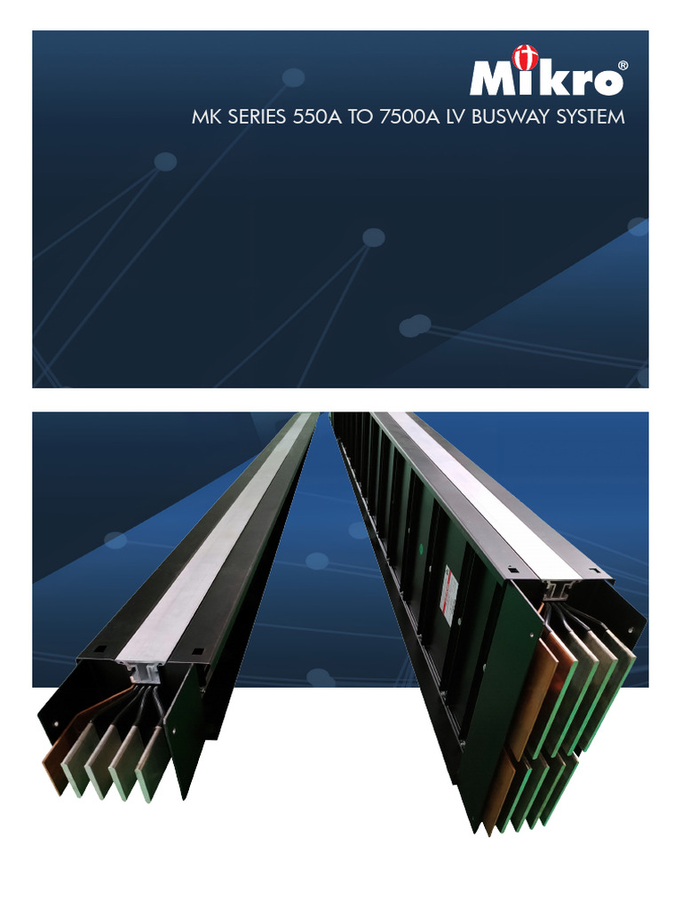 MIKRO LV Busway System Overview | PDF | Insulator (Electricity ...