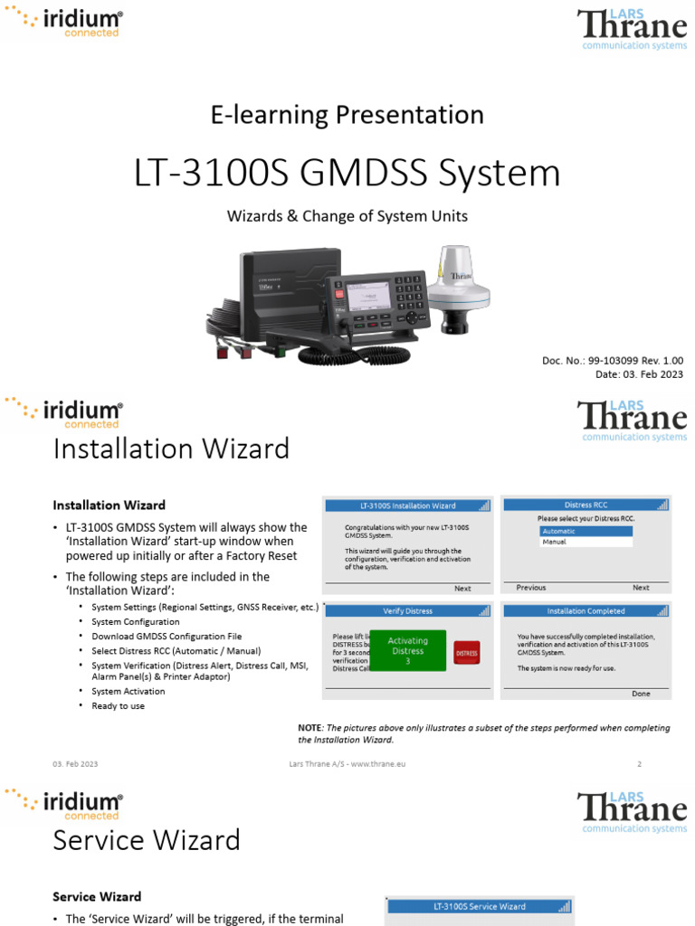 99-103099_1.00 E-learning LT-3100S Wizards & Change of System Units | PDF | Computing ...