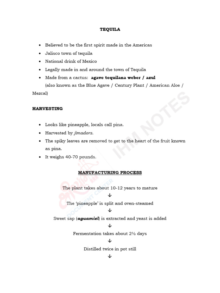 Tequila | PDF