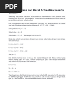 Rumus Sn Deret Aritmatika dan Contoh | PDF | Metode & Bahan Ajar ...