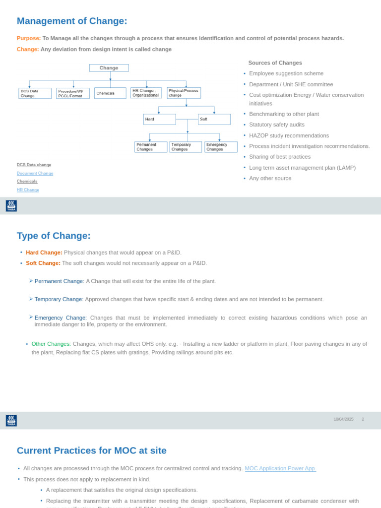 Change Management Process Overview | PDF