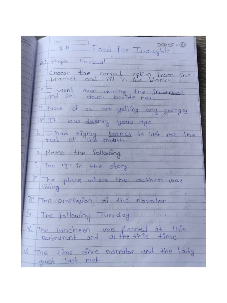 English Imp Notes For Class 8th | PDF