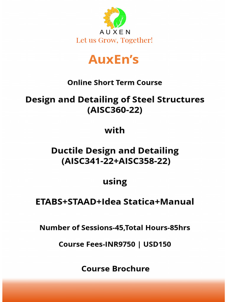 Design and Detailing of Steel Structures Using AISC Codes | PDF