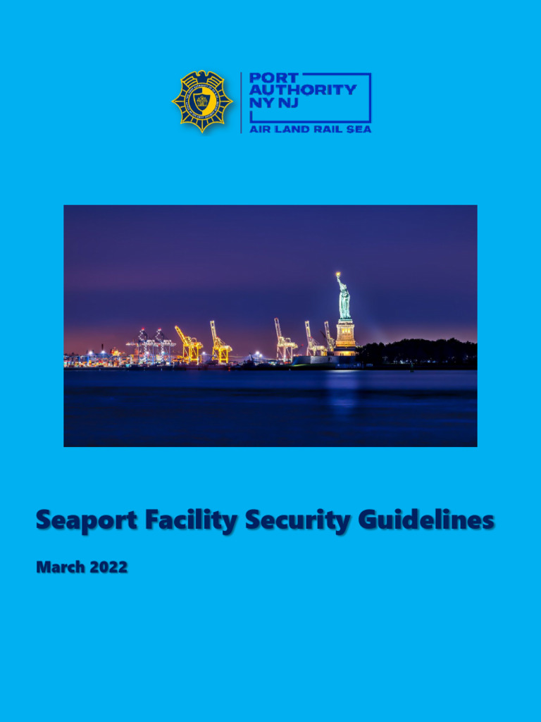 Seaport Facility Security Guidelines | PDF | Closed Circuit Television ...