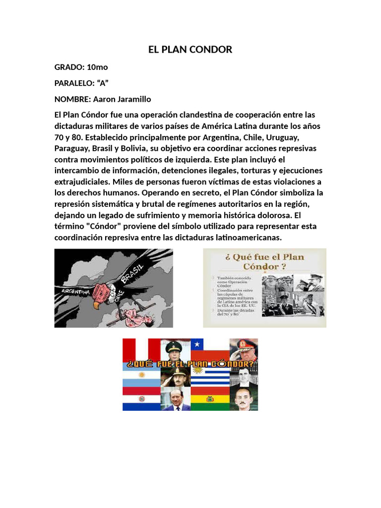 El Plan Condor | PDF